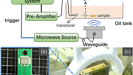 Microwave-induced thermoacoustic imaging with a multi-cell AlScN ...