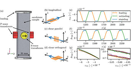 Non-equilibrium strain induces hysteresis and anisotropy in the quasi ...