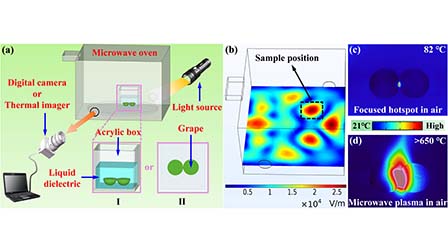 Inhibition effects of the applied dielectric on dimer-induced microwave ...