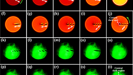 Measuring the topological charge of a helico-conical vortex beam via ...