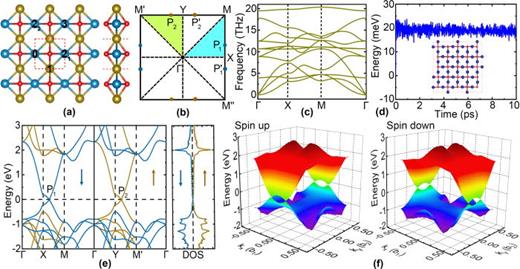 Giant spin-splitting and tunable spin-momentum locked transport in room ...