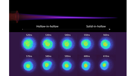 Evolution of solid-in-hollow structured plasma bullet: Modulated by ...