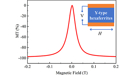 Room-temperature giant magnetotranstance effect in Y-type hexaferrite ...