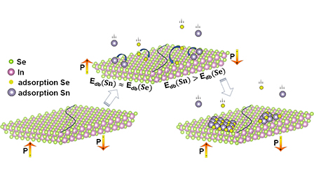Two-dimensional epitaxy of SnSe film on In2Se3 induced by intrinsic out ...