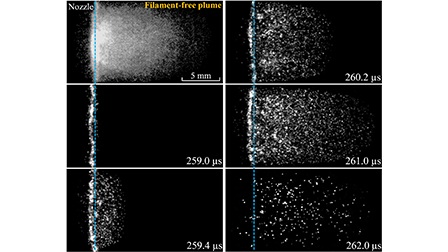 A large-scale filament-free planar plume generated by an argon plasma ...