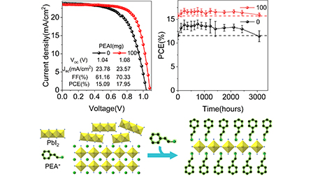 Phenylethylammonium iodide induced “in situ healing” behavior for ...