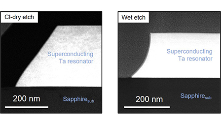Comparative S/TEM study of superconducting Ta quantum resonators by wet ...