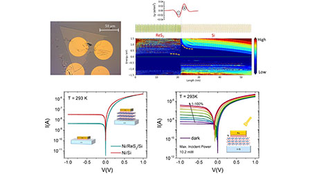 ReS2/Si 2D/3D vertical heterojunction as a self-powered photodiode ...