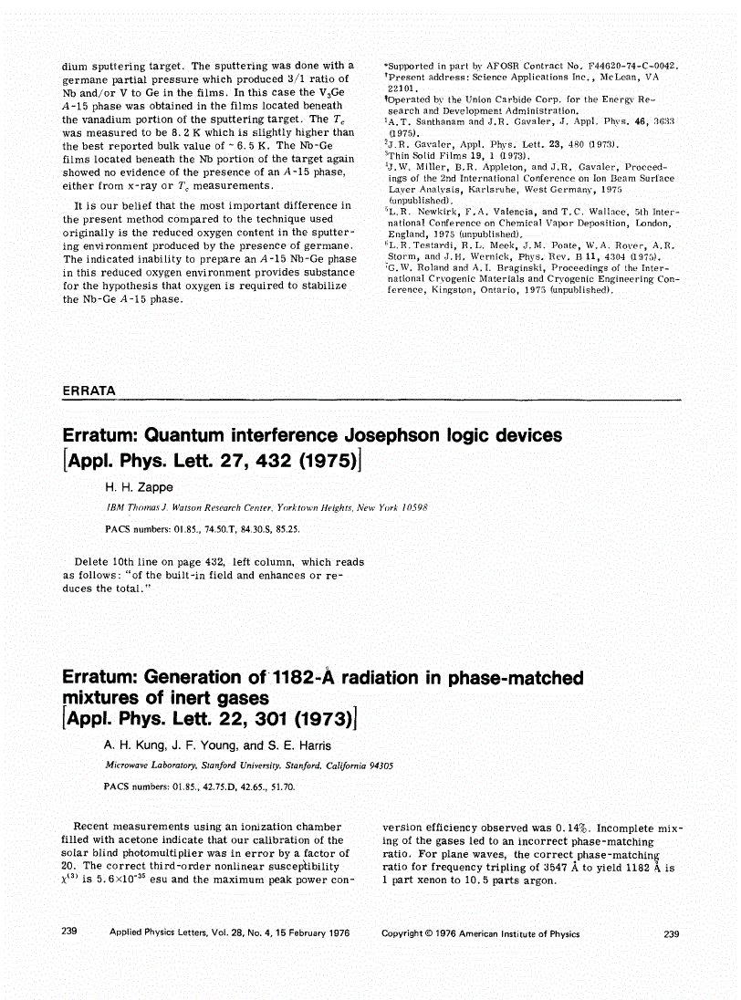 Erratum: Quantum interference Josephson logic devices | Applied Physics Letters | AIP Publishing