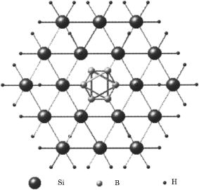 A mechanism for hole generation by octahedral B6 clusters in silicon ...