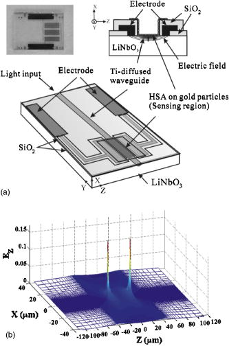 Electro-optically modulated localized surface plasmon resonance ...