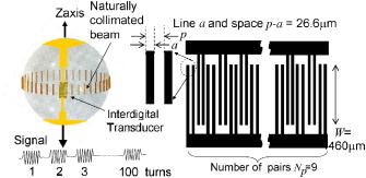 Acoustic dispersion in a ball-shaped surface acoustic wave device ...