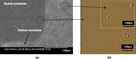 Patterning of single walled carbon nanotubes using a low-fluence ...