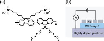 Reversible switching characteristics of polyfluorene-derivative single ...