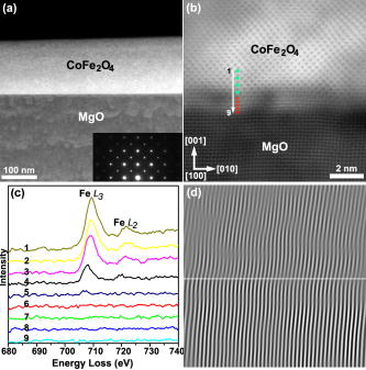 Interfacial structure and chemistry of epitaxial CoFe2O4 thin films on ...