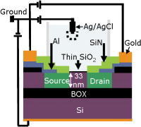 Gain optimization in ion sensitive field-effect transistor based sensor ...