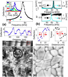 Nanometer resolution piezoresponse force microscopy to study deep ...