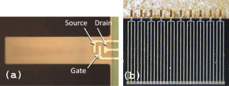 Microcantilever array with embedded metal oxide semiconductor field ...