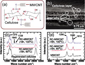 Paper transistor made with covalently bonded multiwalled carbon ...