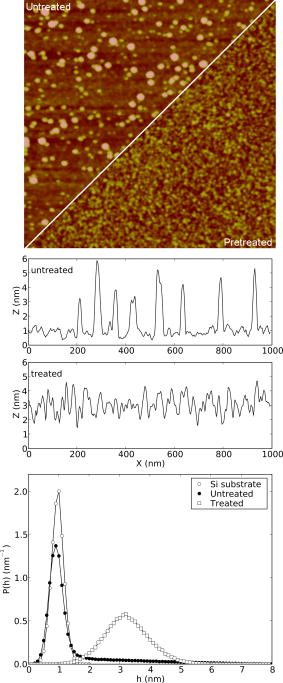 Remote plasma treatment of Si surfaces: Enhanced nucleation in low ...
