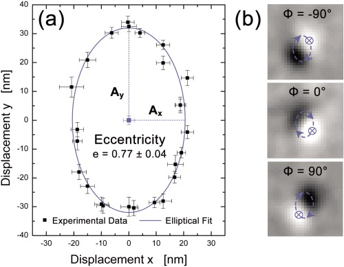 Direct imaging of current induced magnetic vortex gyration in an ...