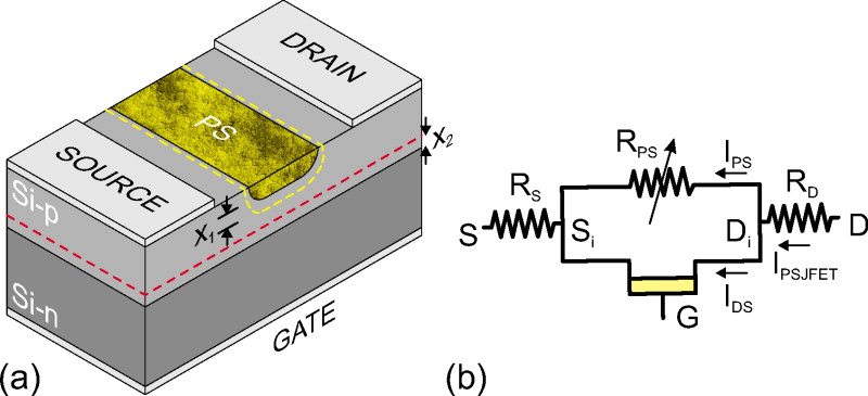 Modeling of porous silicon junction field effect transistor gas sensors ...