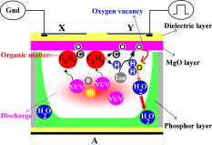 Mechanism and reduction of temporal image sticking in ac plasma display ...