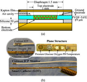 Dual-mode operation of flexible piezoelectric polymer diaphragm for ...