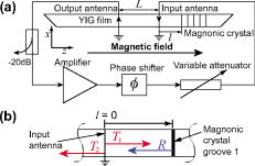 Magnonic crystal based forced dominant wavenumber selection in a spin ...