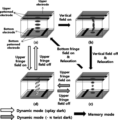 Reflective dual-mode liquid crystal display switchable between dynamic ...