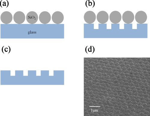 Hydrogenated amorphous silicon solar cell on glass substrate patterned ...