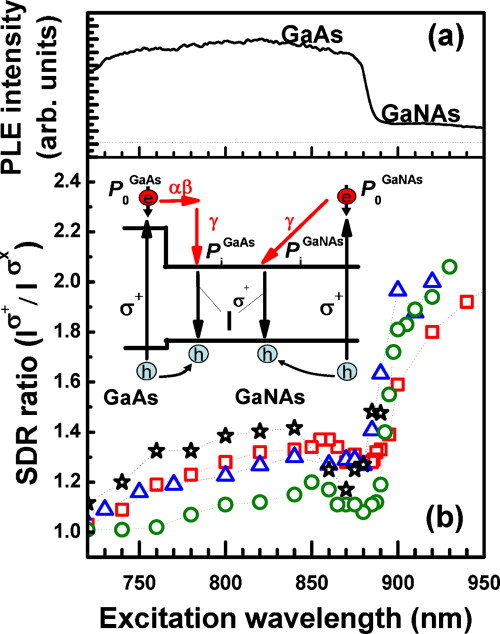 Room-temperature spin injection and spin loss across a GaNAs/GaAs ...