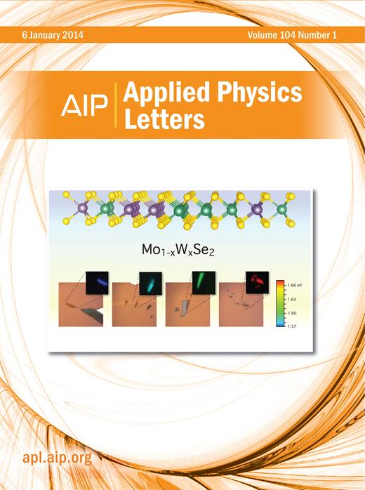 Volume 104 Issue 1 | Applied Physics Letters | AIP Publishing