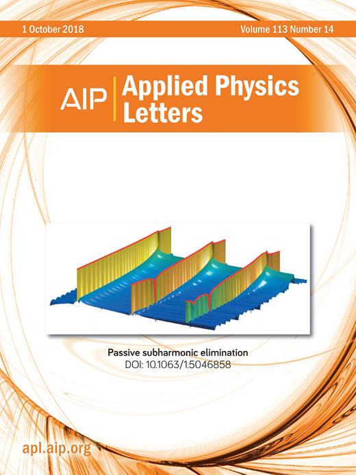 Volume 113 Issue 14 | Applied Physics Letters | AIP Publishing