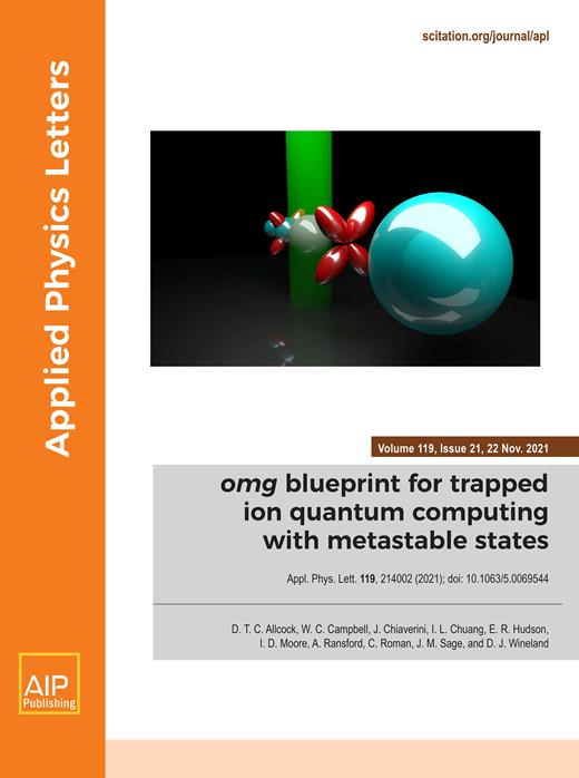 Volume 119 Issue 21 | Applied Physics Letters | AIP Publishing