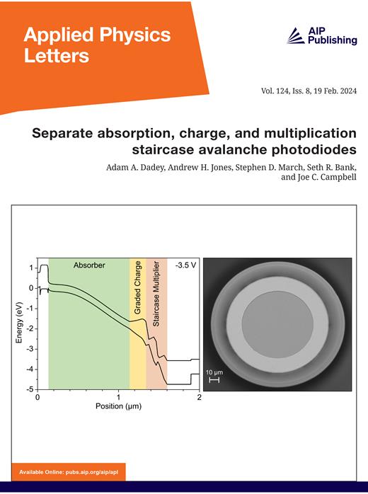 Volume 124 Issue 8 | Applied Physics Letters | AIP Publishing