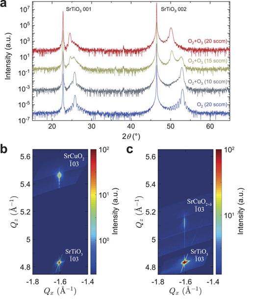 Structural and electronic properties of SrCuO2+δ thin films | APL ...