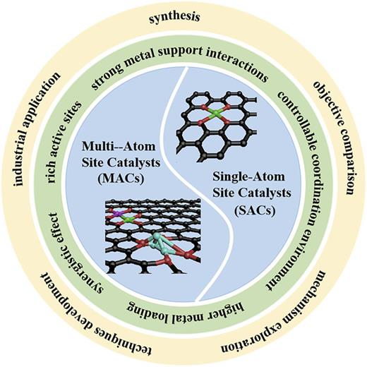 The superiority and perspectives in single-atom site and multi-atom ...