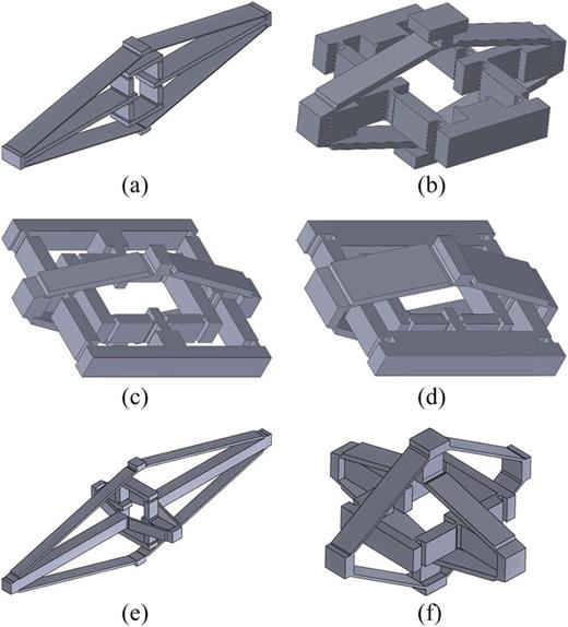 Active mechanical metamaterial with embedded piezoelectric actuation ...