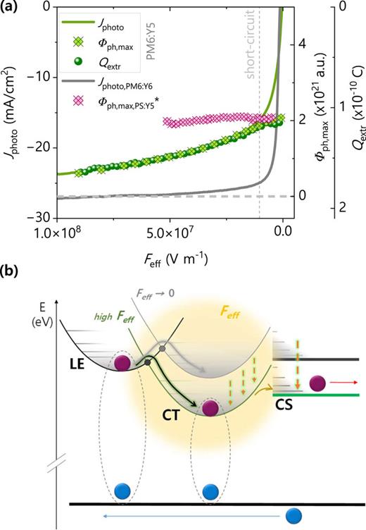 Anticorrelated photoluminescence and free charge generation proves ...