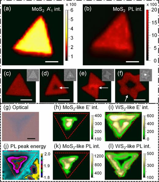 Facile synthesis of MoS2 and MoxW1-xS2 triangular monolayers | APL ...
