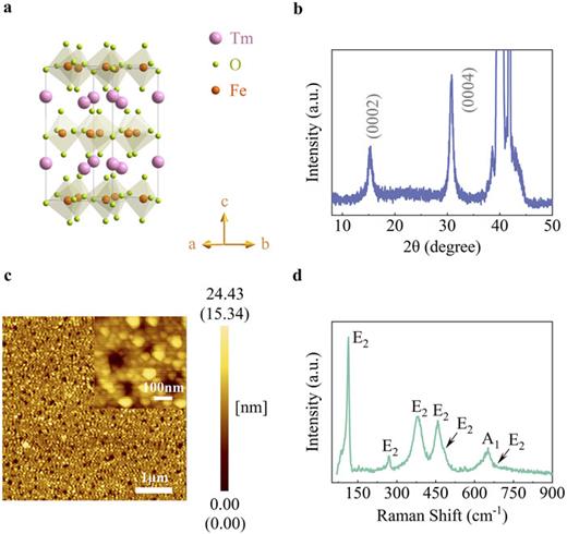 Near-ultraviolet photodetector based on hexagonal TmFeO3 ferroelectric ...