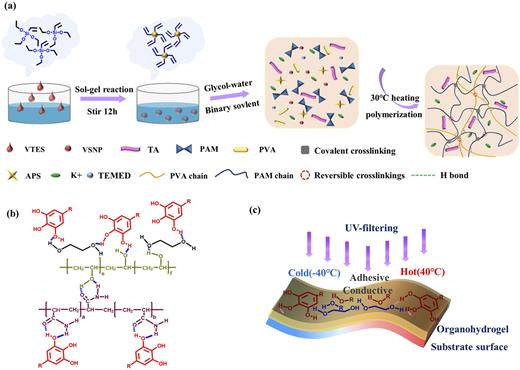 Ultra-stretchable, self-adhesive, transparent, and ionic conductive ...