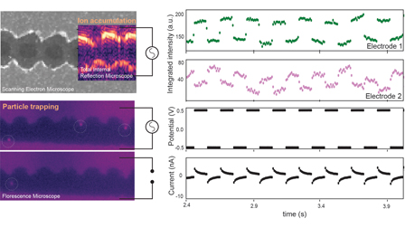 Laser-patterned thin-film electrodes: Imaging ion accumulation and ...