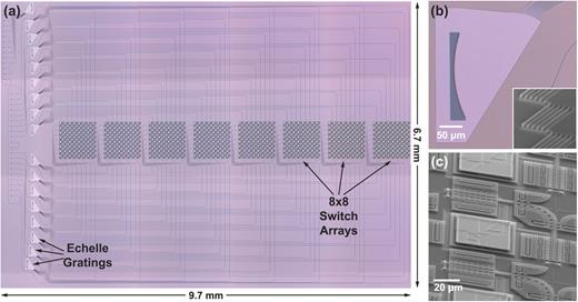 Silicon photonic wavelength cross-connect with integrated MEMS ...