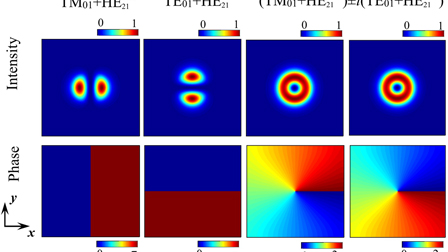 Optical vortex fiber laser based on modulation of transverse modes in ...