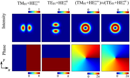 Optical vortex fiber laser based on modulation of transverse modes in ...