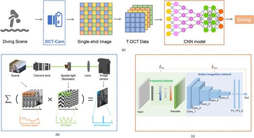Action recognition based on discrete cosine transform by optical pixel-wise encoding | APL ...