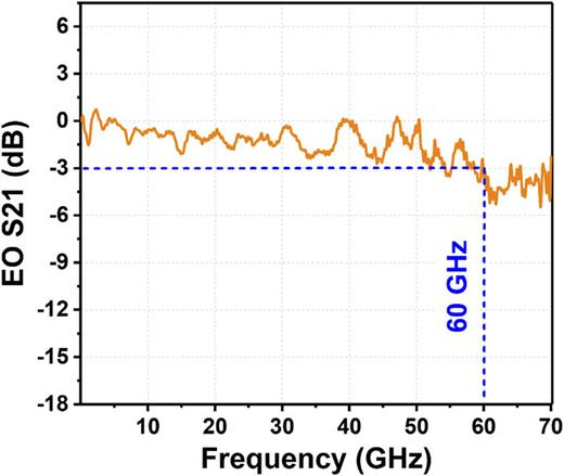 Heterogeneous silicon-on-lithium niobate electro-optic modulator for ...