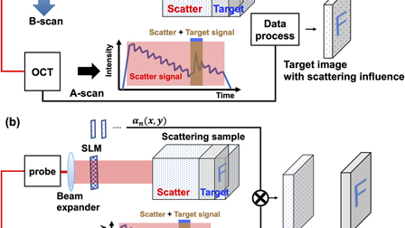 Target imaging in scattering media using ghost imaging optical ...